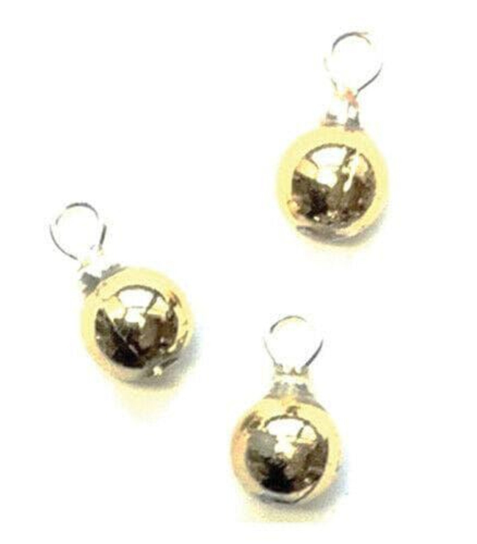 Dollhouse Miniature Shiny Gold Ball Ornaments Set of 3 - Etsy