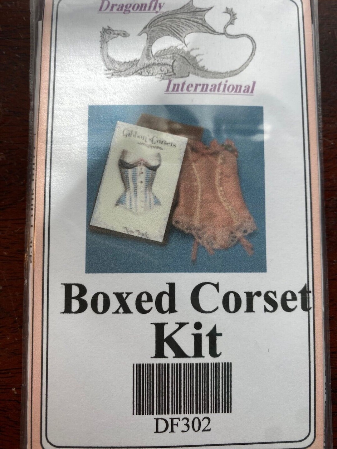 Dollhouse Miniature Boxed Corset Kit, Purple, Handcrafted - Etsy