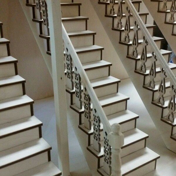 Victorian Dollhouse Staircase - Etsy