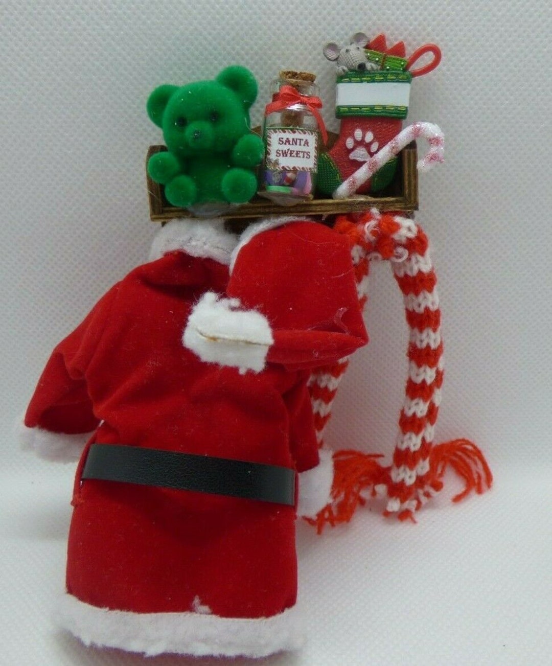 Dollhouse Miniature Hanging Santa Shelf Handcrafted - Etsy