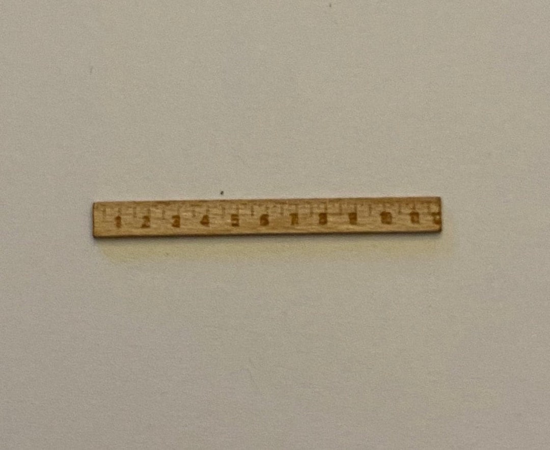 Dollhouse Miniature Ruler - Etsy