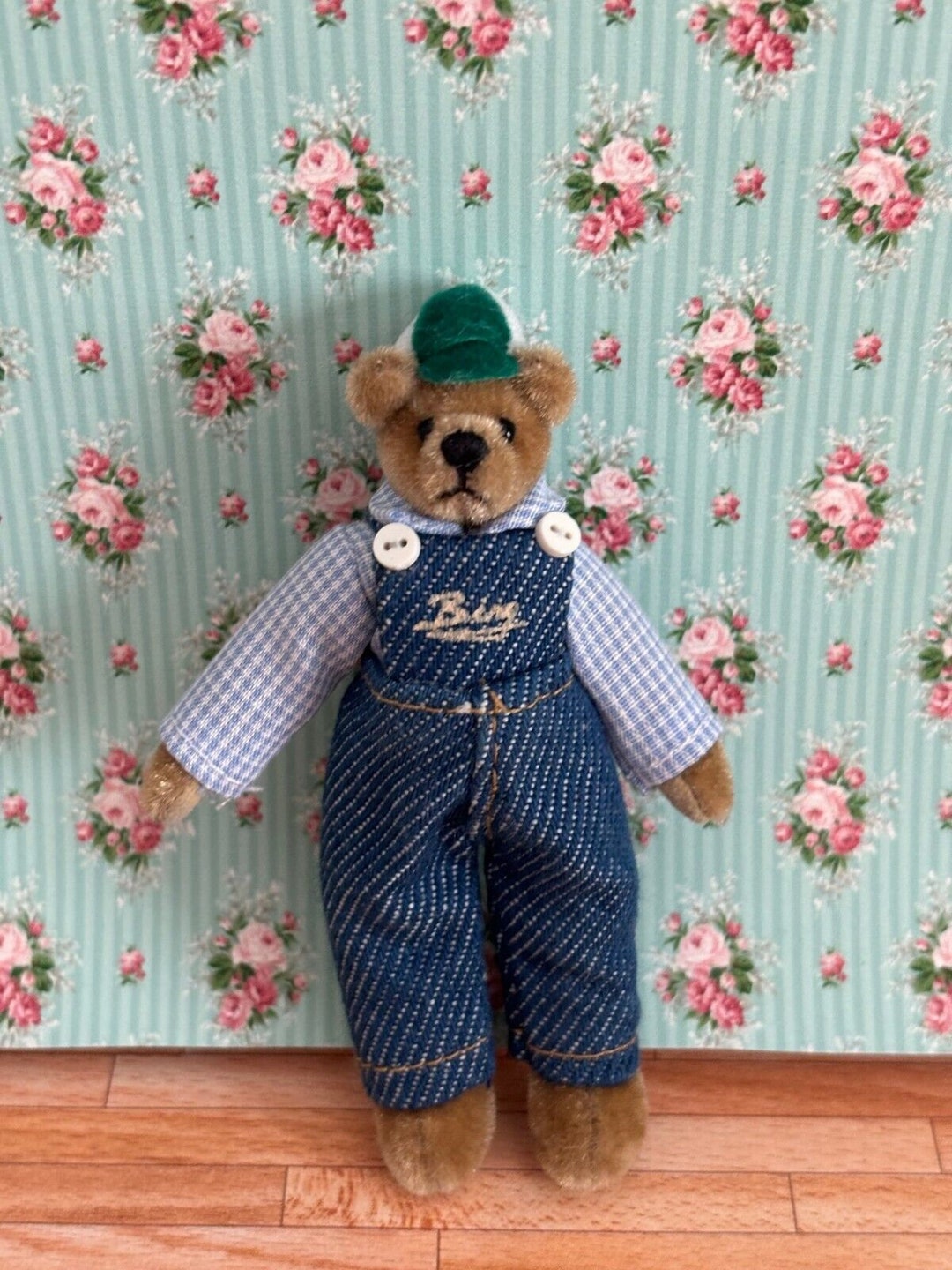 World of Miniature Bear Bear in Jeans for Dollhouse or Collection - Etsy