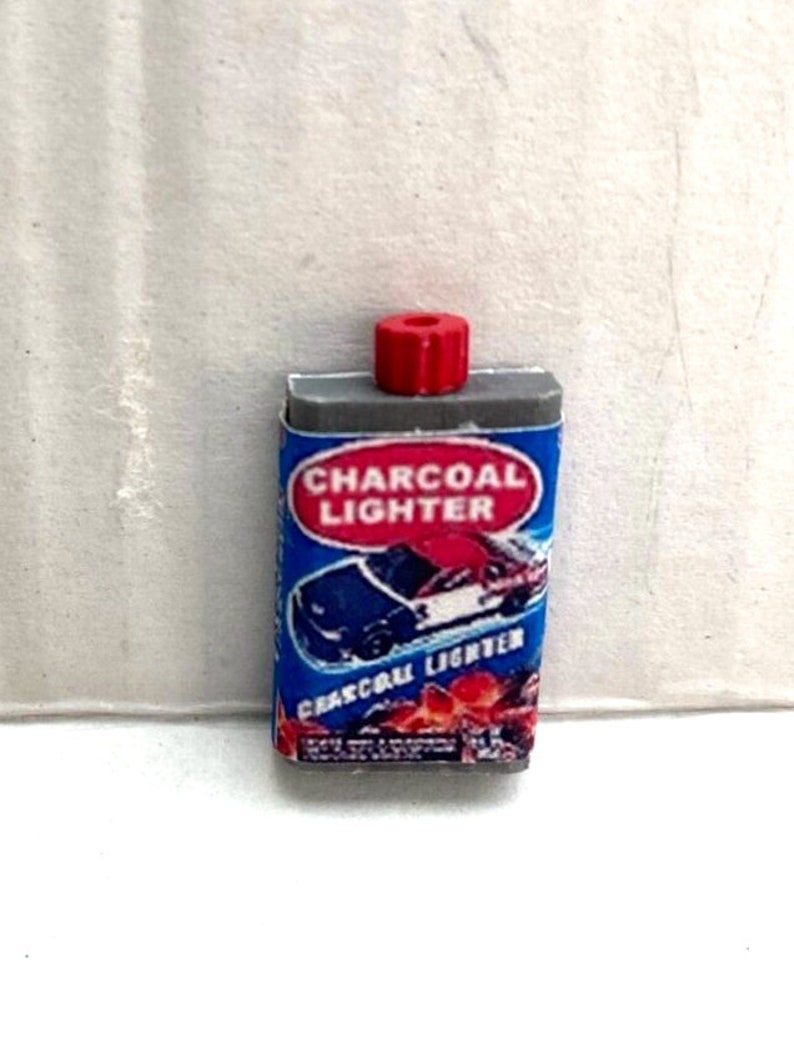 Dollhouse Miniature Charcoal Lighter Fluid Handcrafted - Etsy