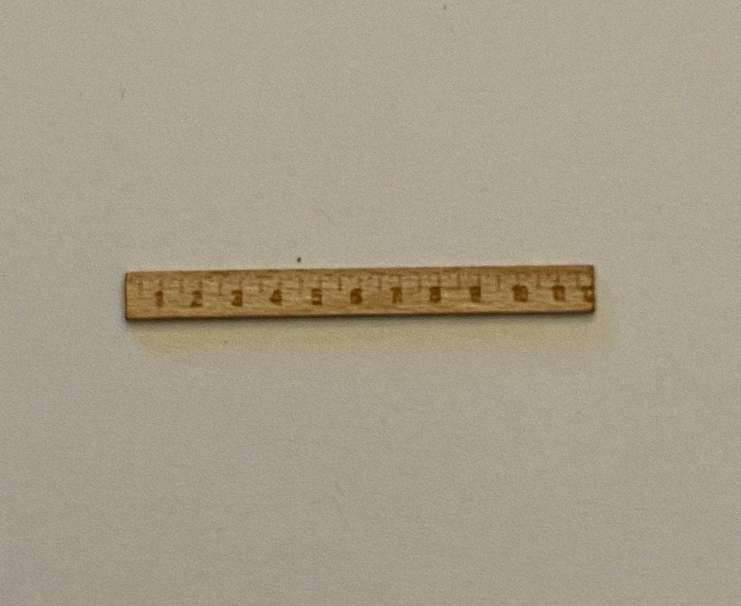 Dollhouse Miniature Ruler - Etsy