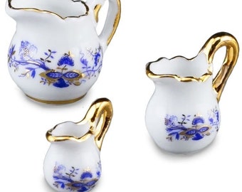 Dollhouse Miniature Blue Bow Bath and Shower by Reutter - Etsy