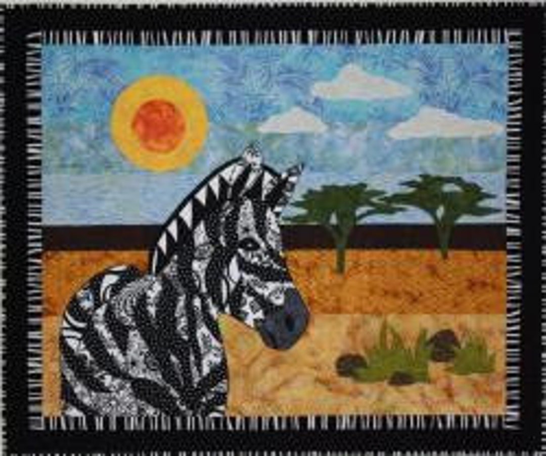Zoey the Zebra Quilt Kit - Etsy