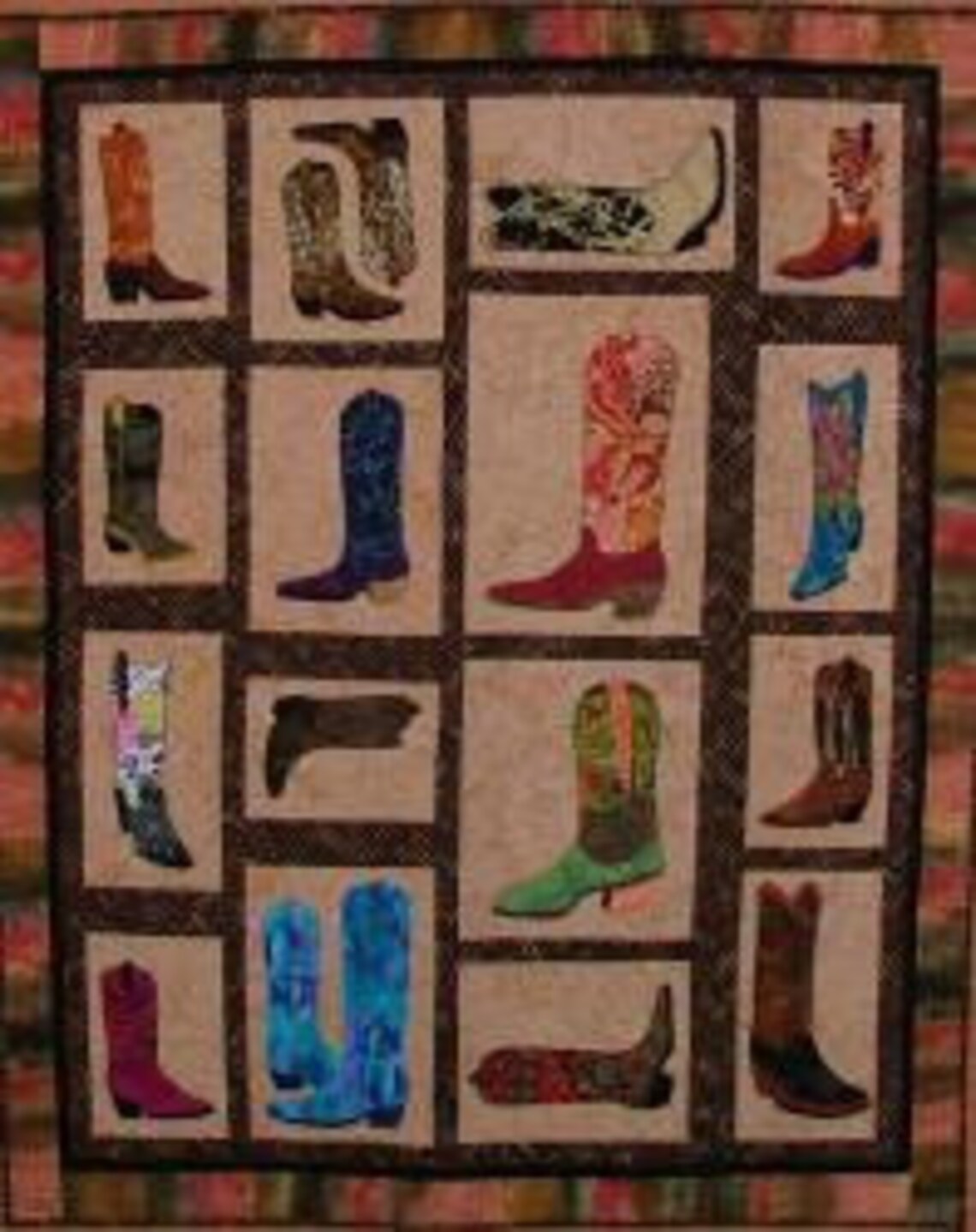 Boots, Boots, Boots Appliqué Quilt Kit - Etsy