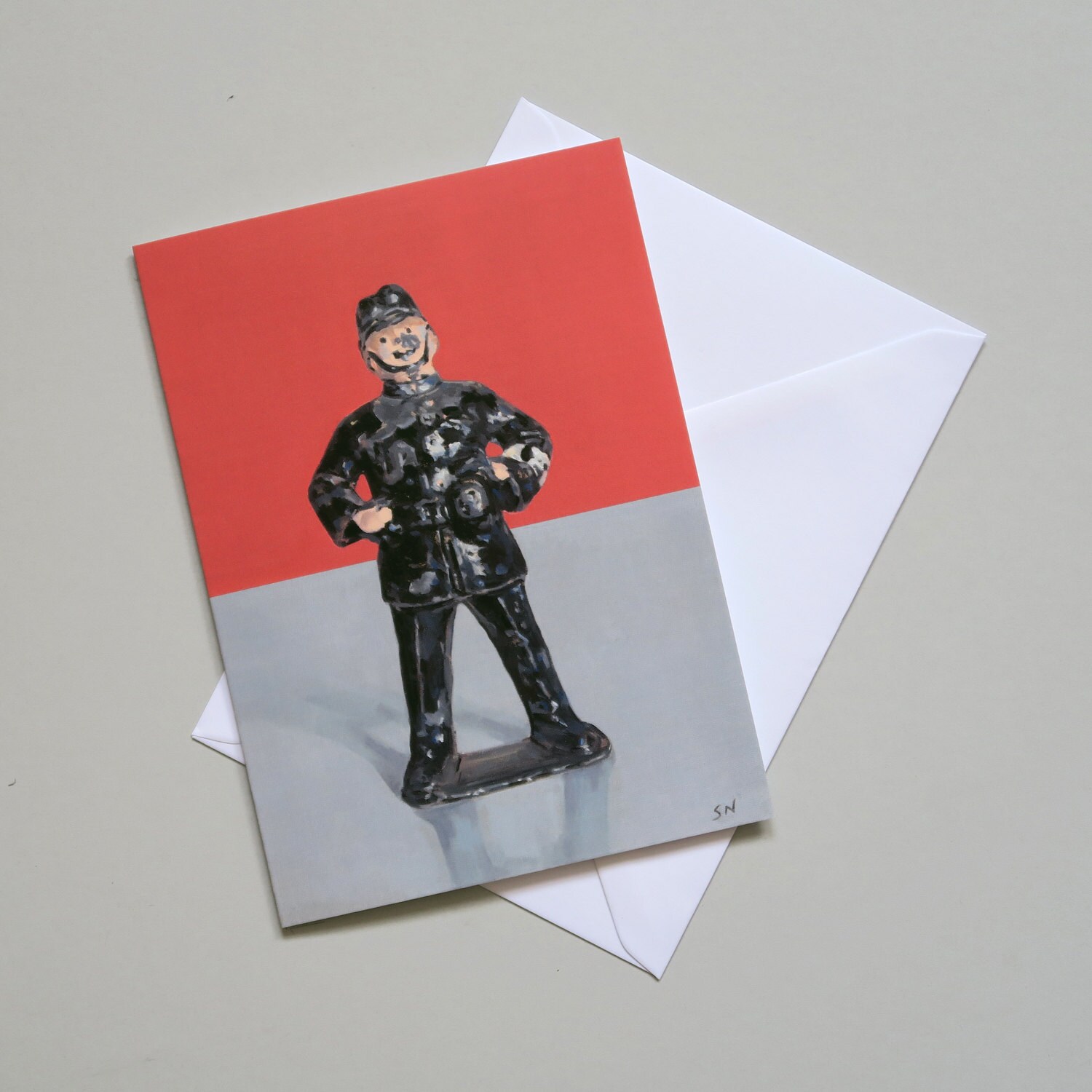 Policeman Card, Police Officer Card, Uniform Officer, British Bobby ...