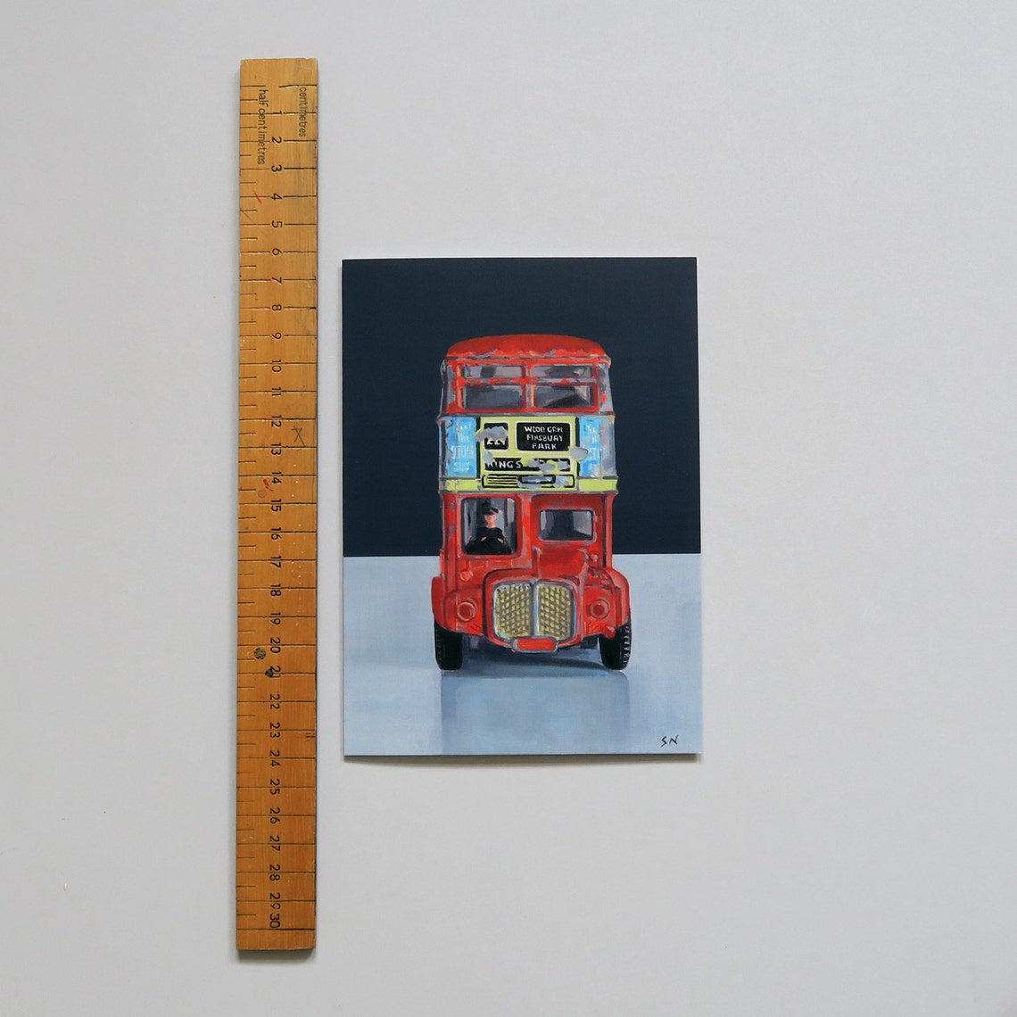 Red Bus Card, London Bus Card, Double Decker Bus, London Cards, London ...