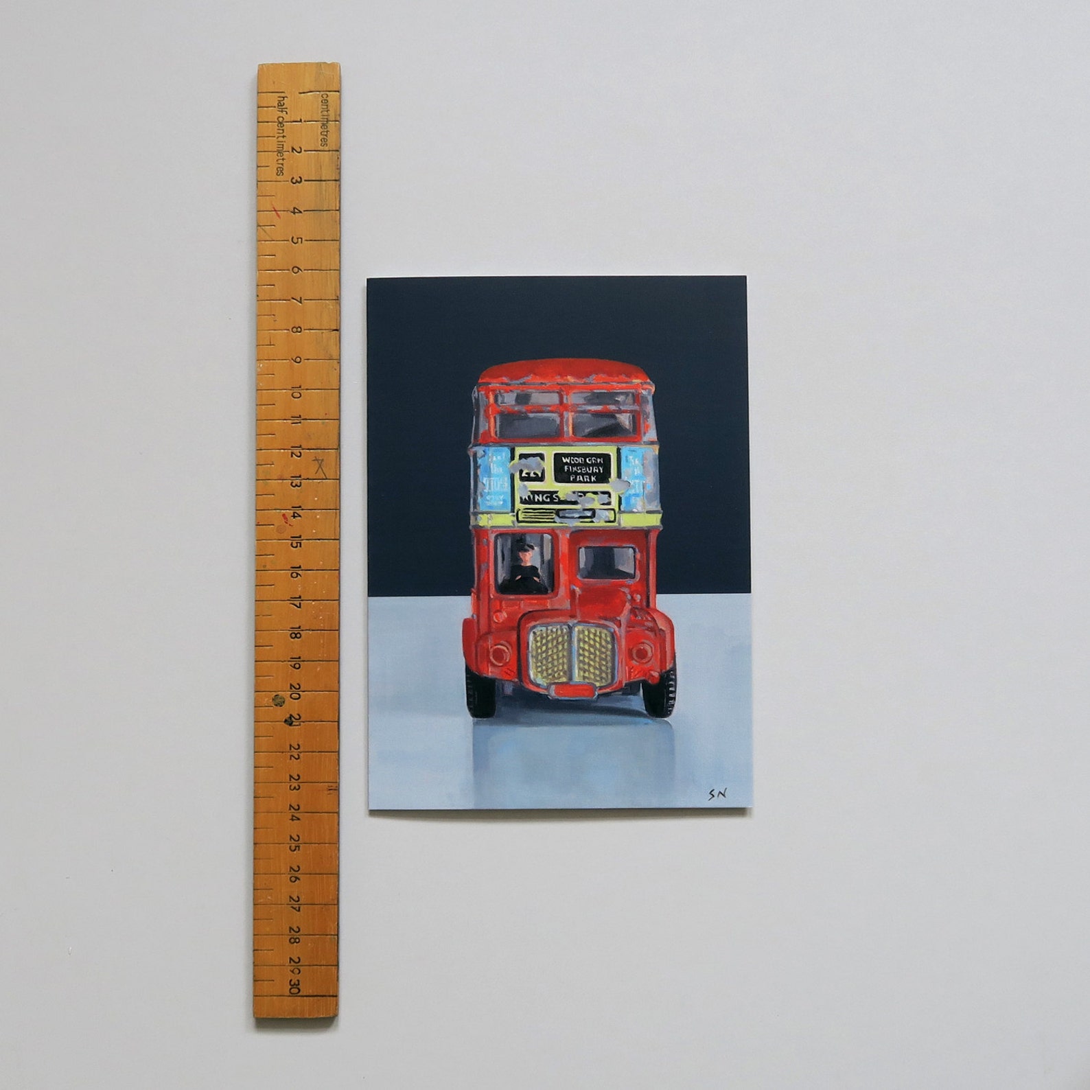 Red Bus Card, London Bus Card, Double Decker Bus, London Cards, London ...