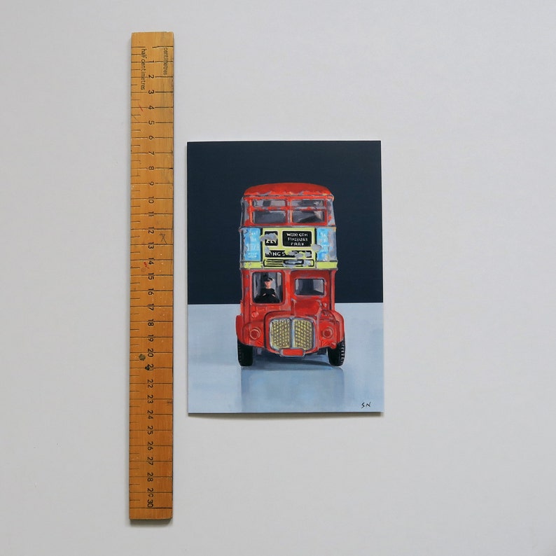 Red Bus Card, London Bus Card, Double Decker Bus, London Cards, London ...