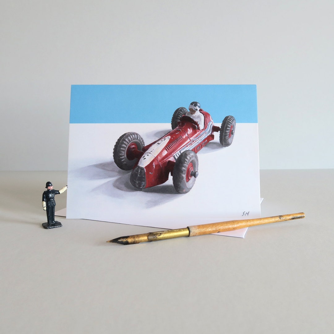 Dinky Maserati Card, Classic Car Card, Racing Car Card, Dinky Toys Card ...
