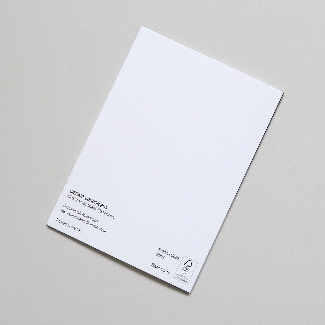 Red Bus Card, London Bus Card, Double Decker Bus, London Cards, London ...