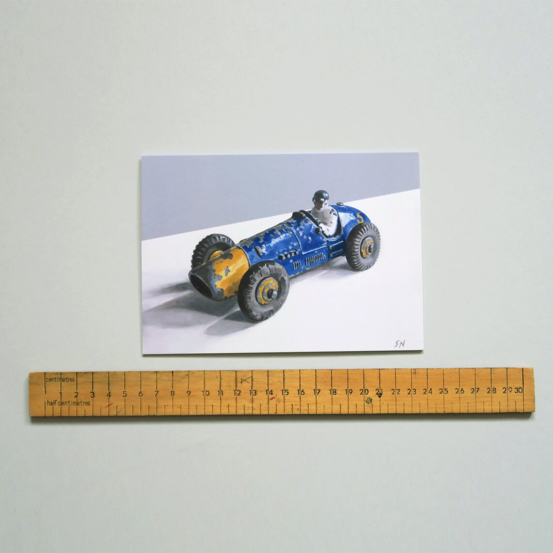 Dinky Ferrari Card, Classic Car Card, Racing Car Card, Dinky Toys Card ...