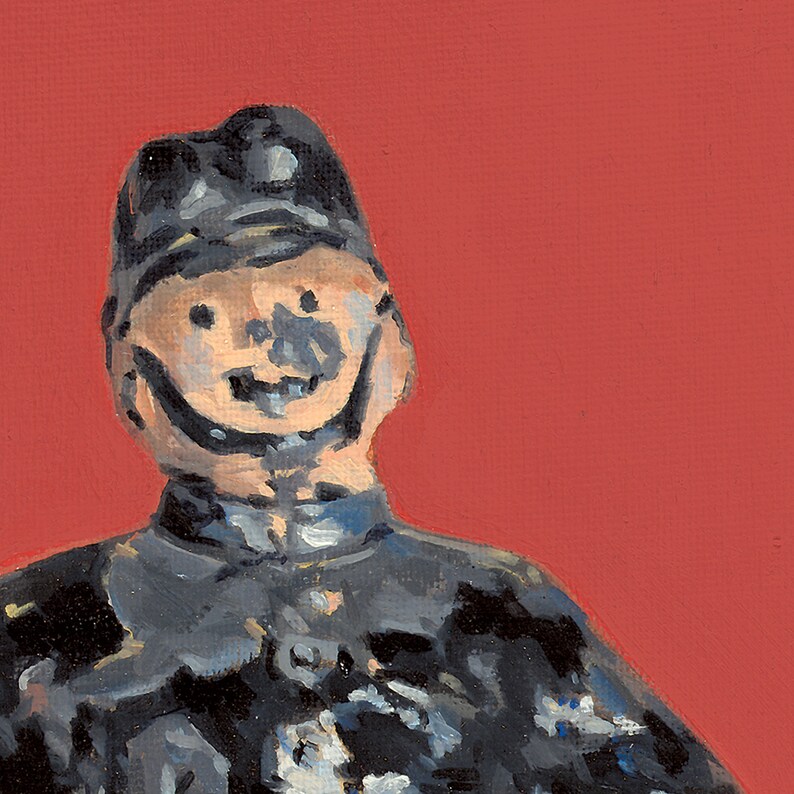Policeman, Fine Art Print, Police Officer Gifts, British Bobby, Police ...