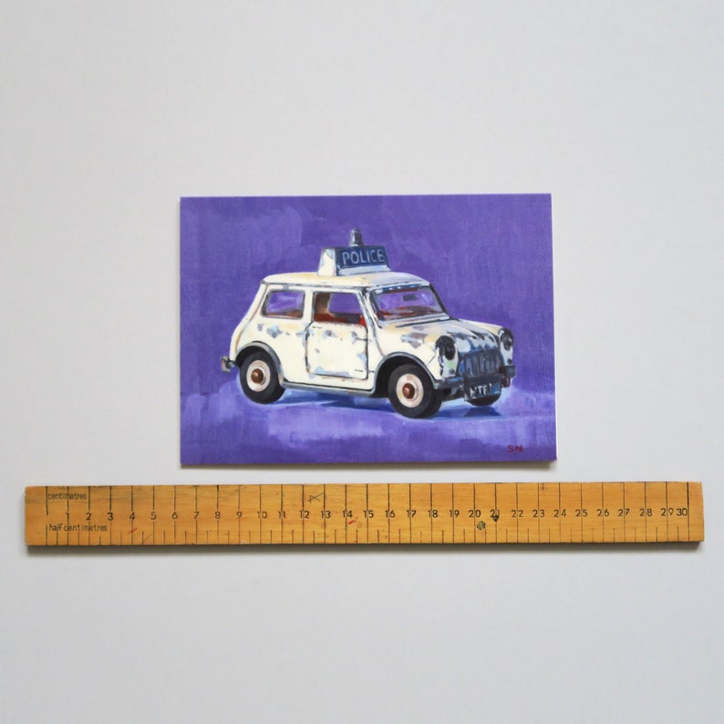 Dinky Police Mini Cooper Card, Mini Cooper, Dinky Toys, Mini Cooper Toy ...