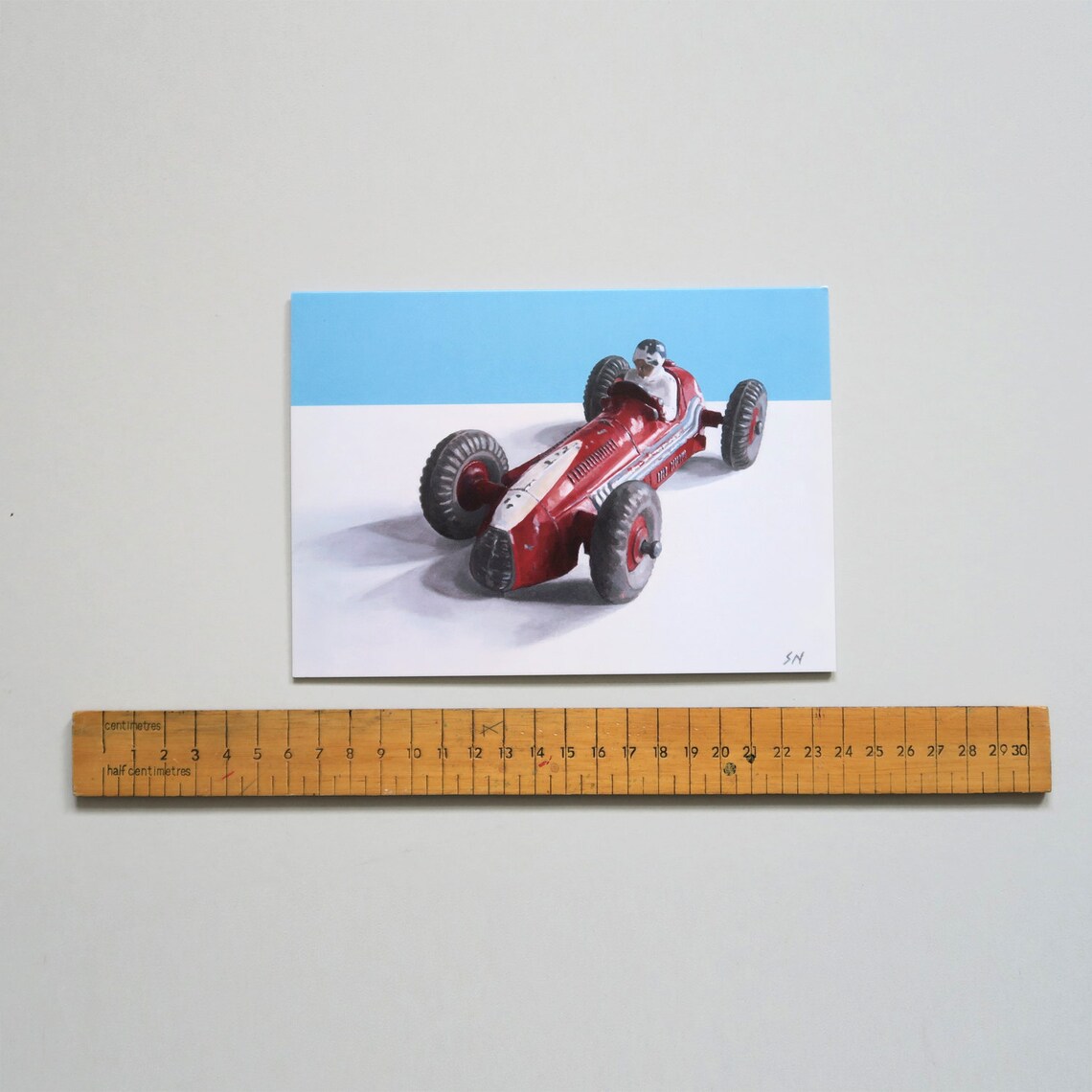 Dinky Maserati Card, Classic Car Card, Racing Car Card, Dinky Toys Card ...