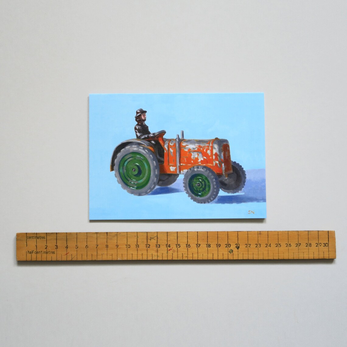 Charbens Tractor Card, Farm Tractor Card, Toy Tractor Card, Vintage ...