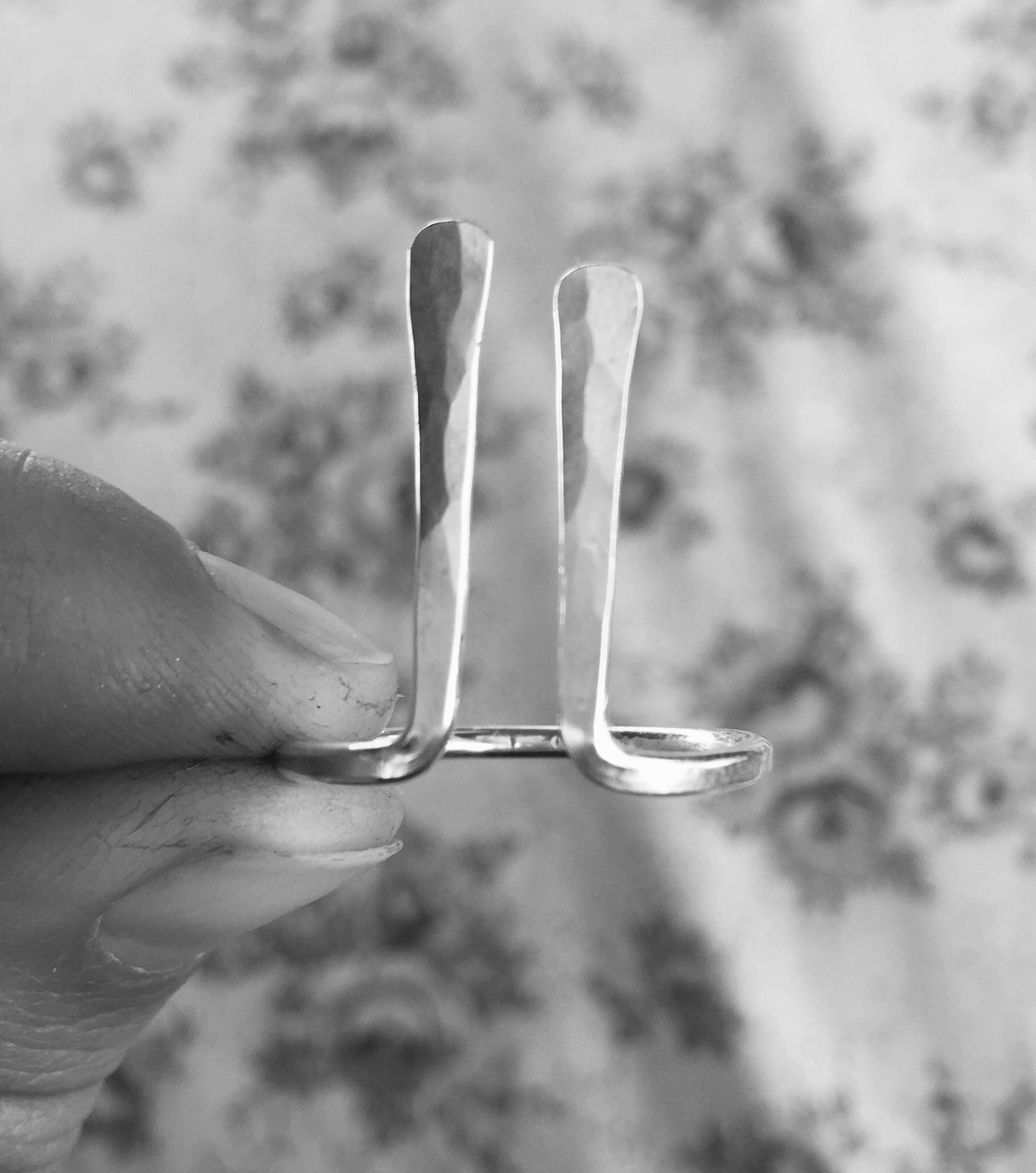 Minimalist Ring Open Ring Silver Ring Stackable Ring Stacking - Etsy