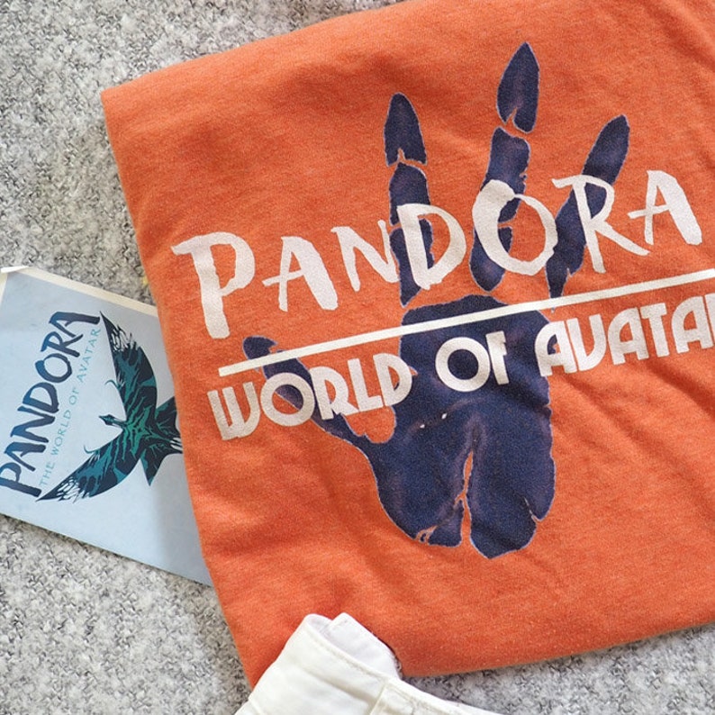 Disney Pandora Avatar Hand Print T-shirt World of Avatar - Etsy