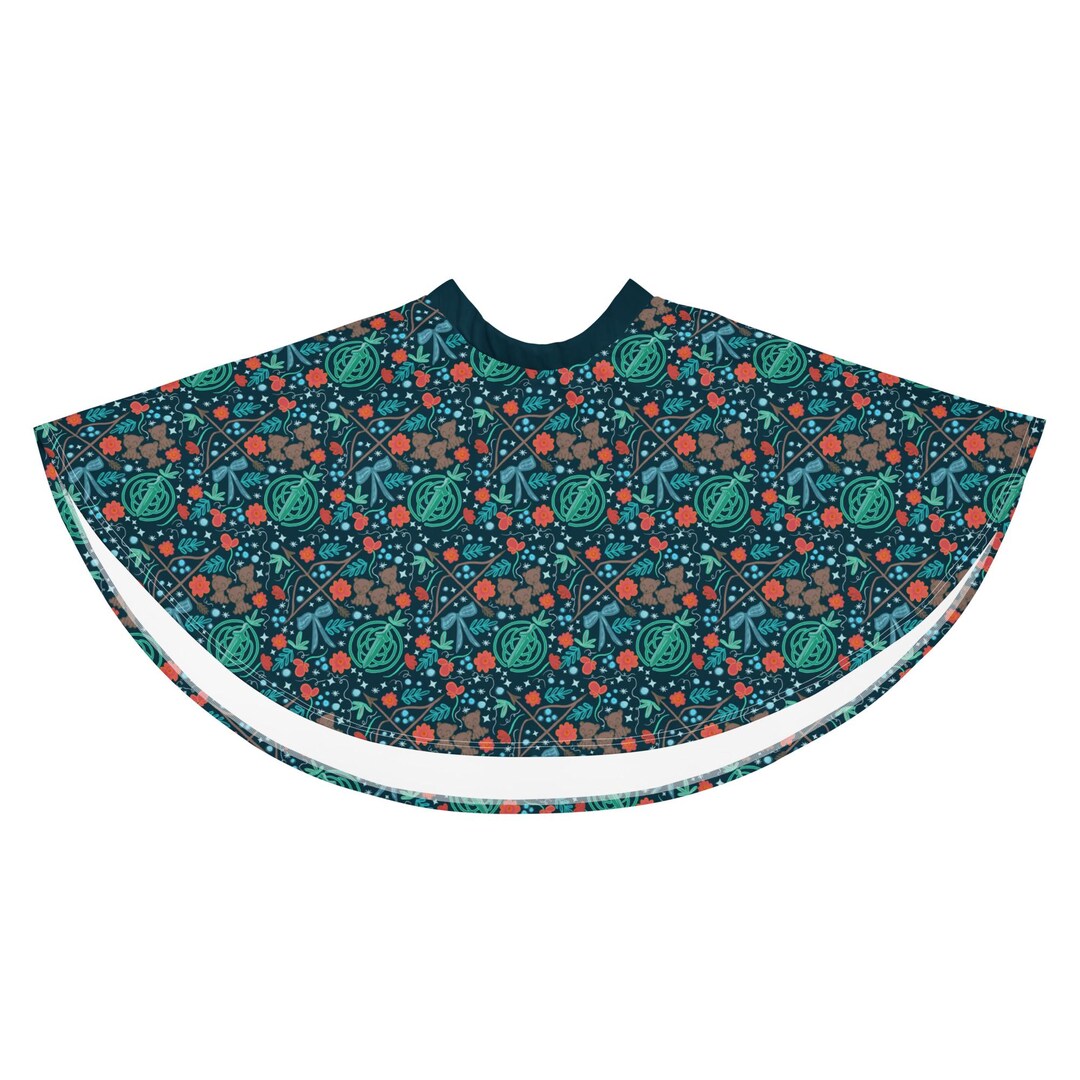 Brave Merida Skirt Flowers and Arrows Dunbroch Clan Skater Skirt - Etsy