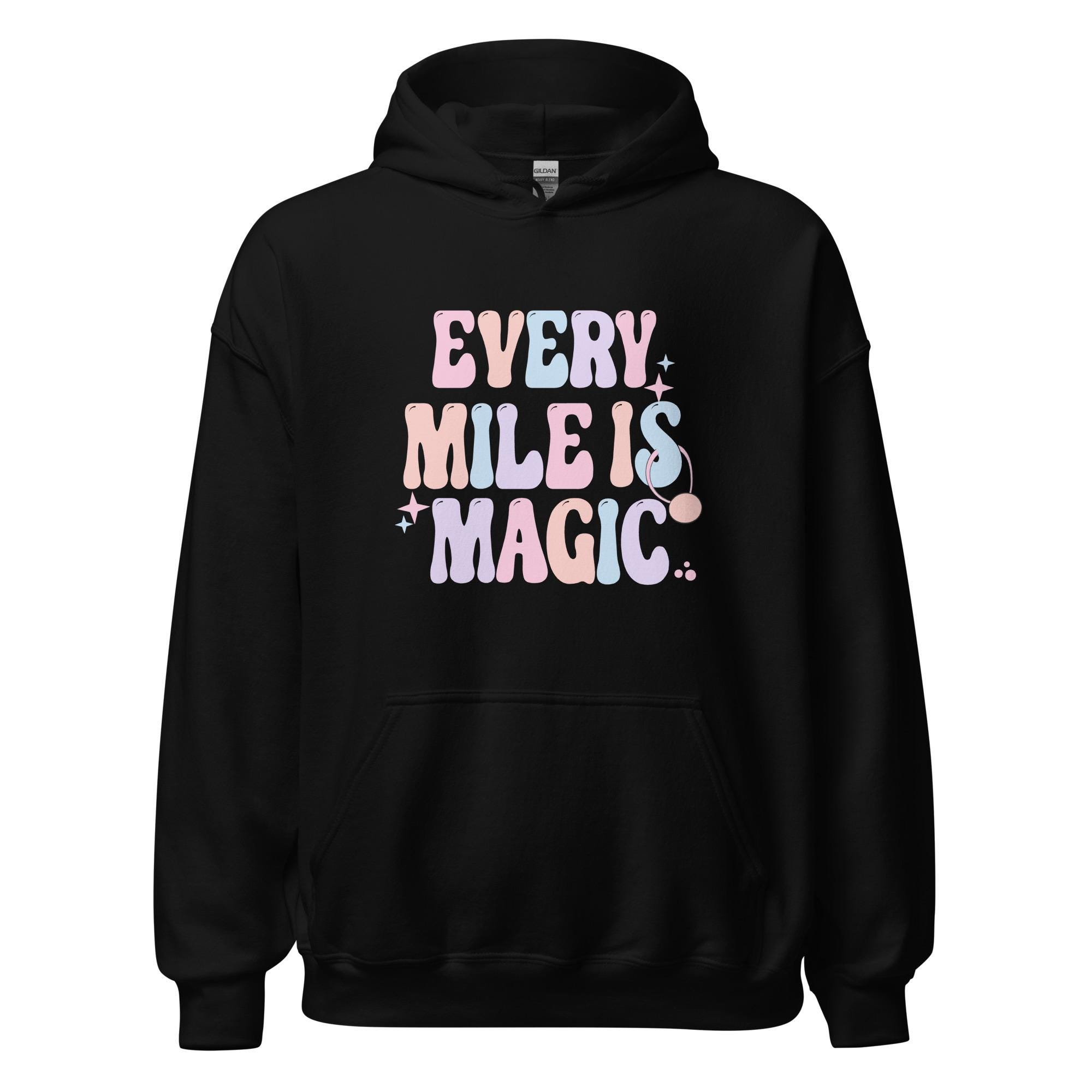 Rundisney Hoodie Every Mile is Magic Pastels Disney Running Unisex ...