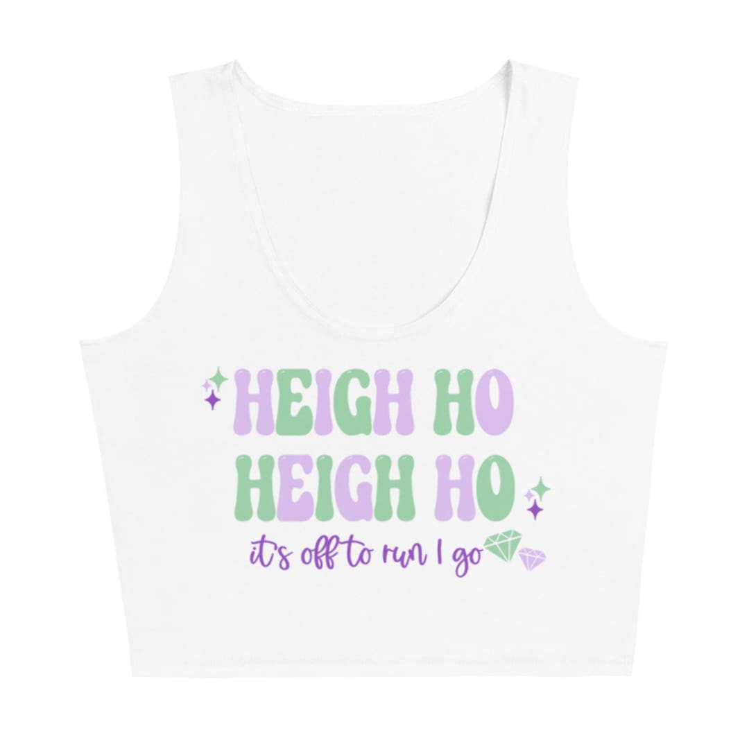 Heigh Ho, Heigh Ho, Rundisney Crop Tank Top Dopey Challenge Summer ...