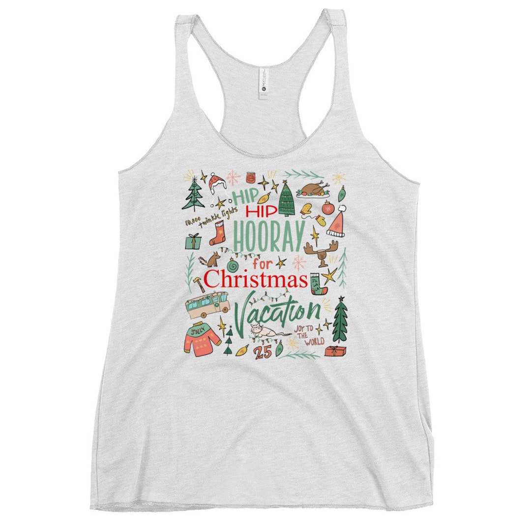 National Lampoons Christmas Vacation Tank Top Funny Christmas Hip Hip ...