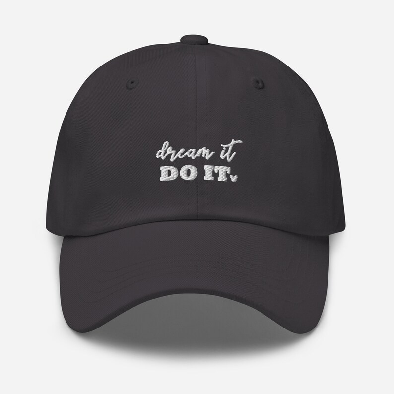Dream It Do It Hat Walt Disney Quote Disney Hat Disney Dad Hat - Etsy