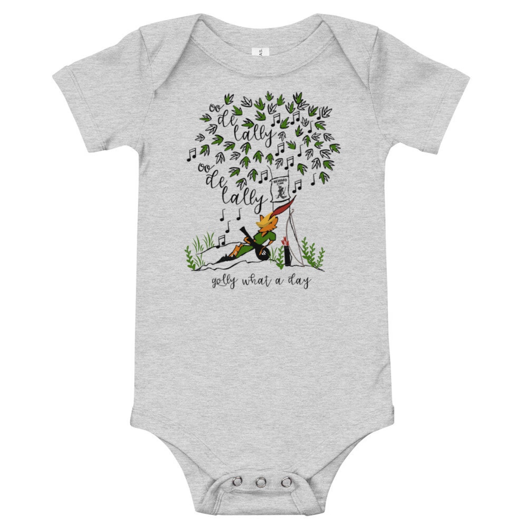 Disney Robin Hood Baby Onesie Oo De Lally Golly What a Day Disney Shirt ...