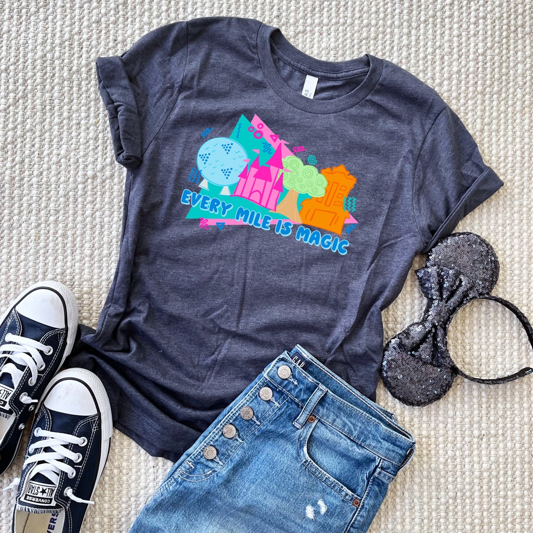Rundisney Walt Disney World T-shirt Disney Running Shirt Every Mile is ...