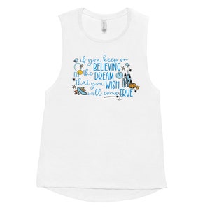 Rundisney Cinderella Muscle Tank Disney Princess Half Marathon - Etsy