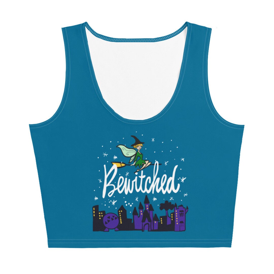 Tinkerbell Bewitched Crop Top Disney World Halloween Tinkerbell Women's ...
