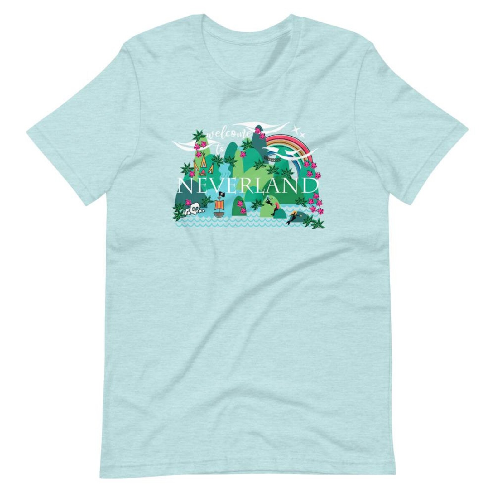 Peter Pan Neverland T-shirt - Disney Mermaid Lagoon - Etsy
