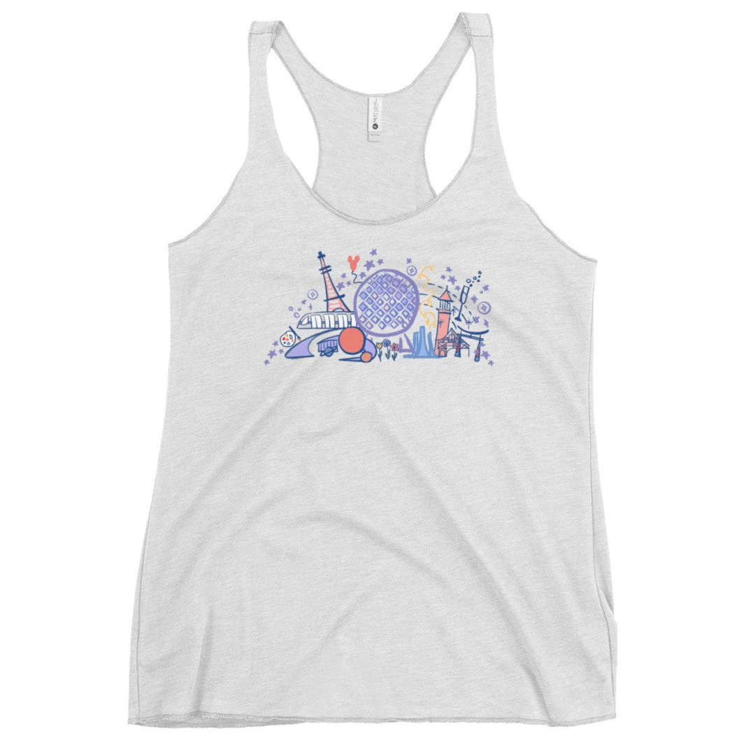 EPCOT Tank Top Disney Parks Shirt Spaceship Earth Walt Disney World ...