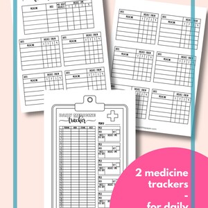 Bullet Journal Health & Fitness Trackers Set. 19 Printable Bujo ...