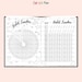 Habit Tracker Template Set - Monthly 31 Day Routine Log - Bullet ...