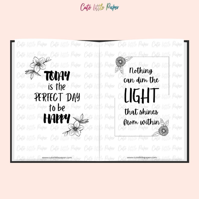 Printable Motivational Quotes Set. Inspirational Quotes Positive ...