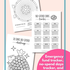 Bullet Journal Budget Tracker & Finance Templates. 16 Printable Pages ...
