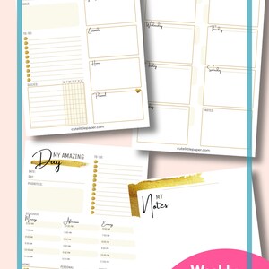 Printable Life Planner. Daily Weekly Monthly Planner Pages - Etsy