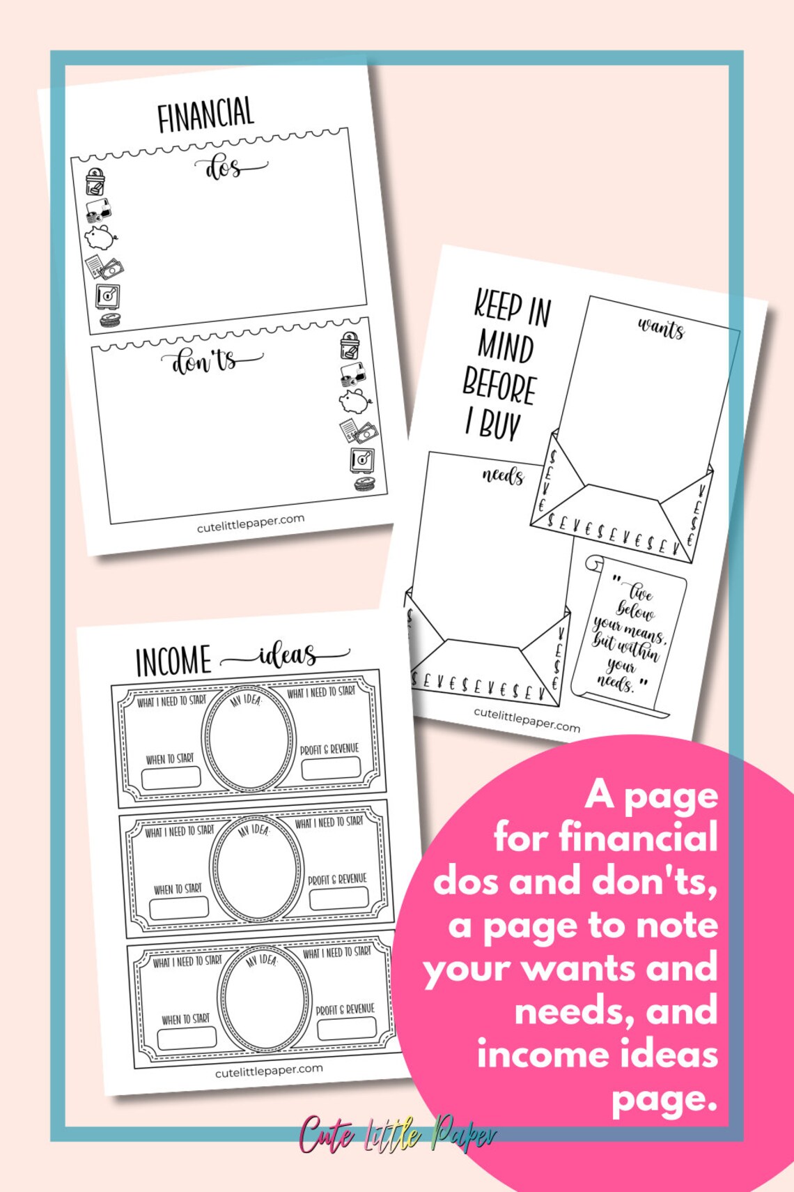 Bullet Journal Budget Tracker & Finance Templates. 16 - Etsy