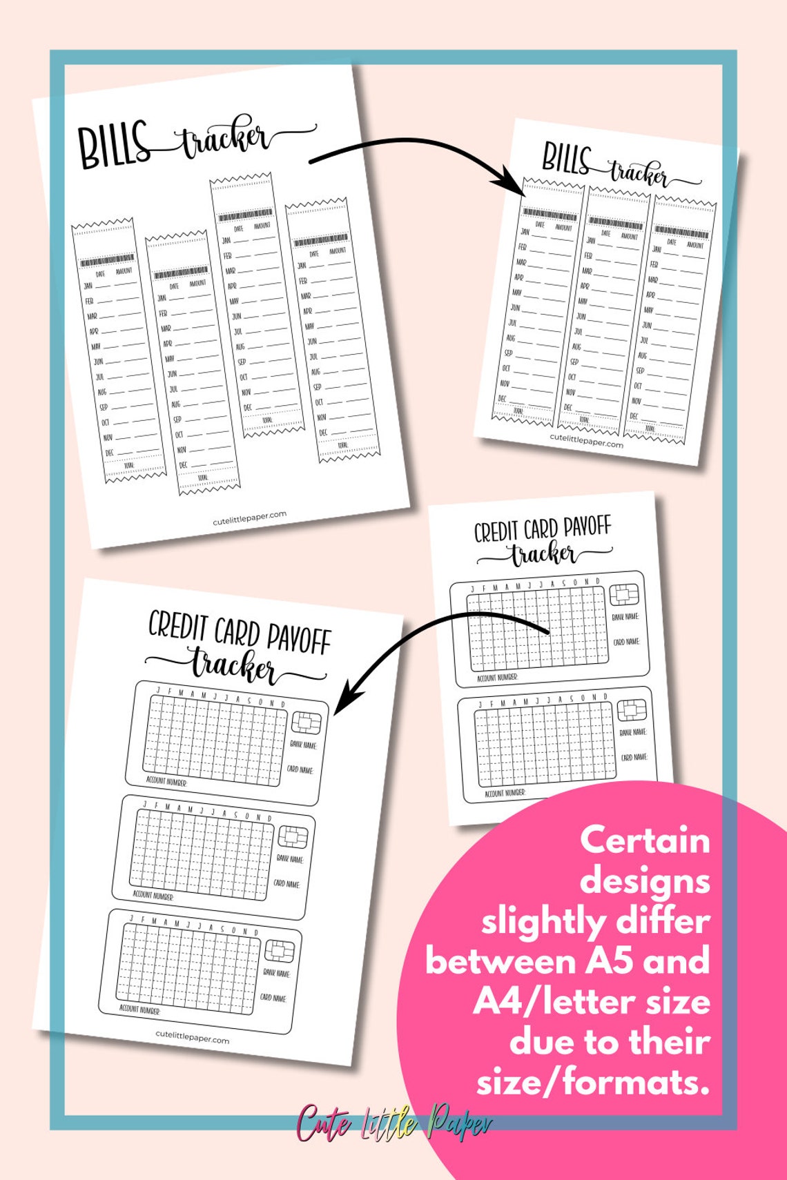Bullet Journal Budget Tracker & Finance Templates. 16 - Etsy