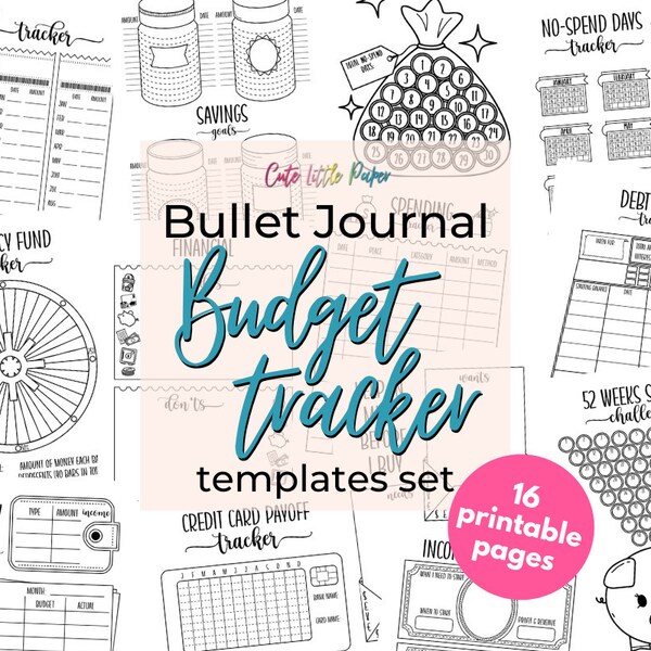 Printable Bullet Journal - Etsy