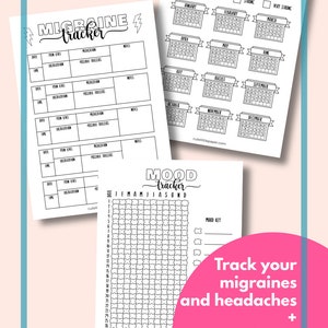 Bullet Journal Health & Fitness Trackers Set. 19 Printable Bujo ...
