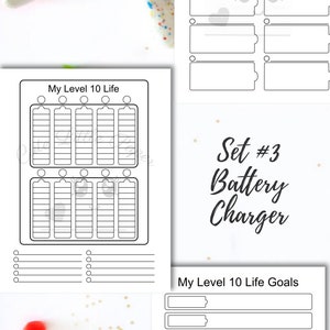 Level 10 Life Printable Bullet Journal Template Set | Etsy