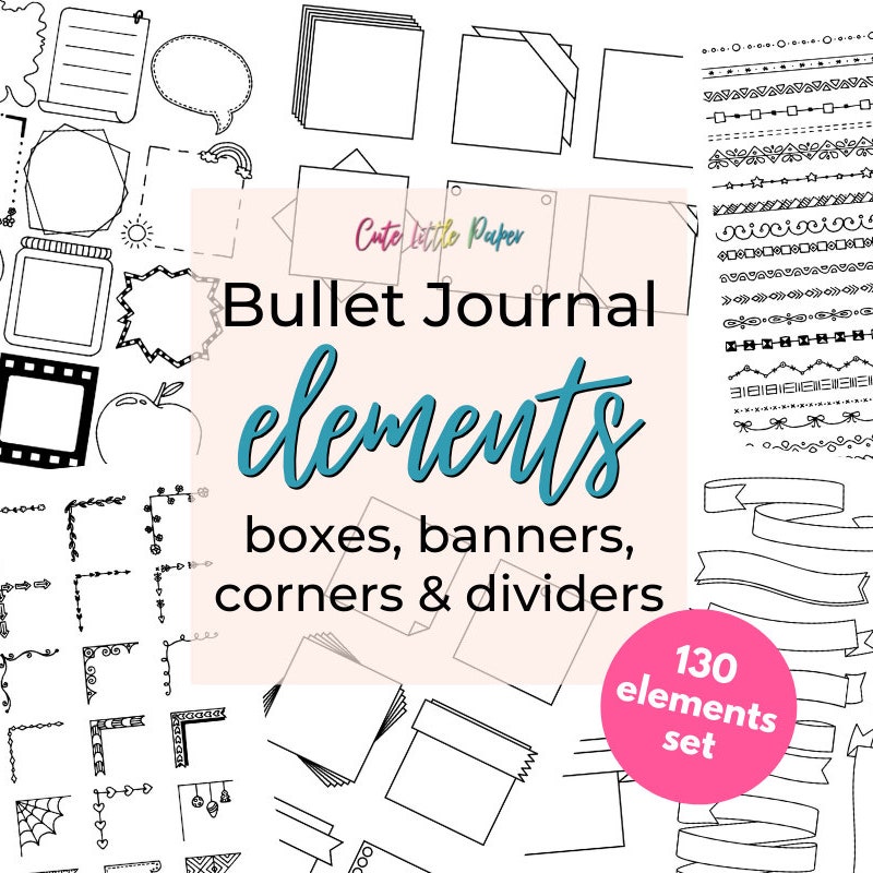 Bullet Journal Stickers - Etsy
