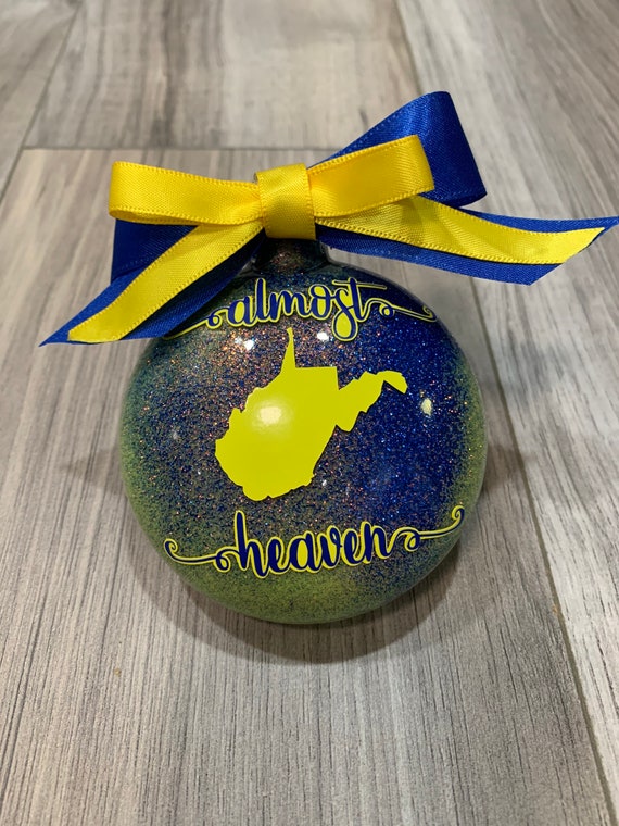 West Virginia Christmas Ornament Pre Order | Etsy