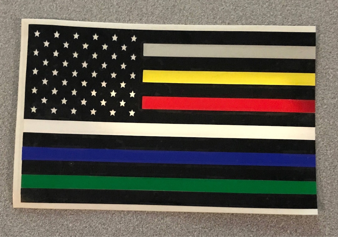 First Responder Decal - Car Decal - Firefighter - Sticker - Police ...