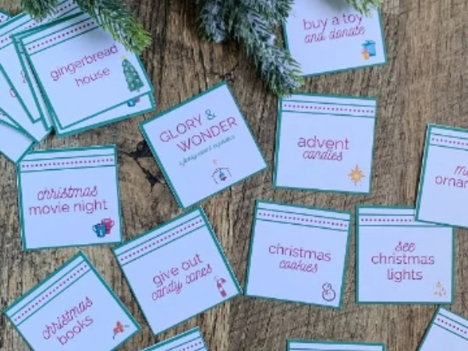 Physical Product Advent Kit, Advent Kit for Families, Advent Countdown ...