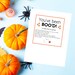 PRINTABLE Boo Basket Cards, Boo Basket Activity, You've Been Booed ...